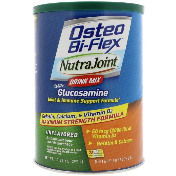 1Source | Osteo Bi-Flex Nutrajoint Drink Mix With Glucosamine Unflavored