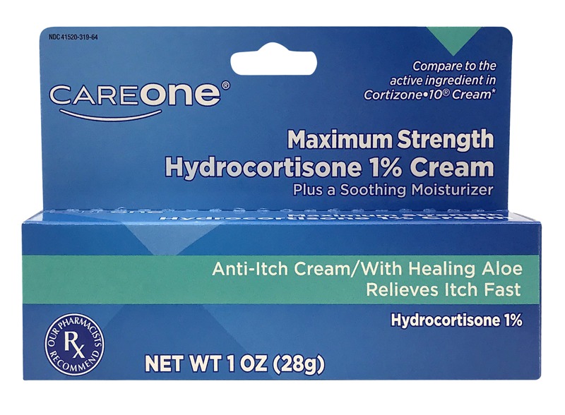 1Source | Careone Maximum Strength 1% Hydrocortisone Anti-Itch Cream