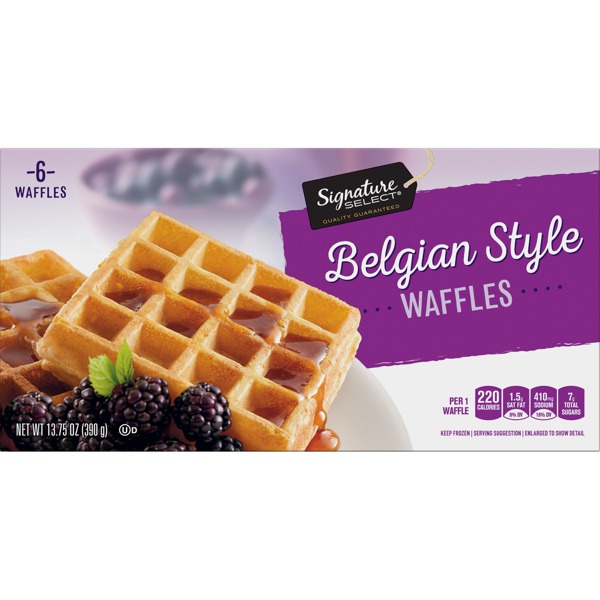 1Source | Signature Select BELGIAN STYLE WAFFLES