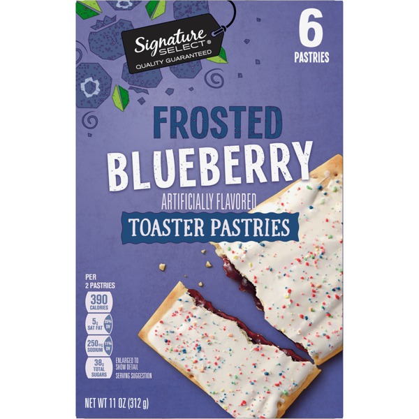 1Source | Signature Select Frosted Blueberry Toaster Pastries