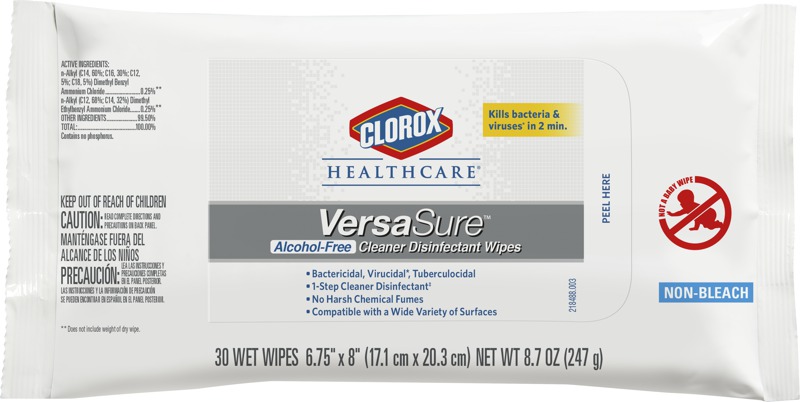 1Source | Cloroxpro VERSA SURE ALCOHOL-FREE CLEANER DISINFECTANT WIPES