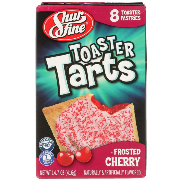 1Source | FROSTED CHERRY TOASTER TARTS PASTRIES
