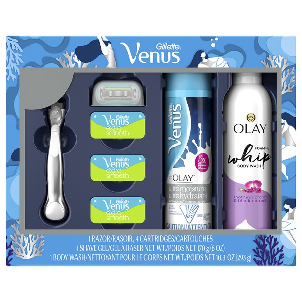 1Source | Gillette Venus Extra Smooth Platinum Razor Holiday Gift Pack
