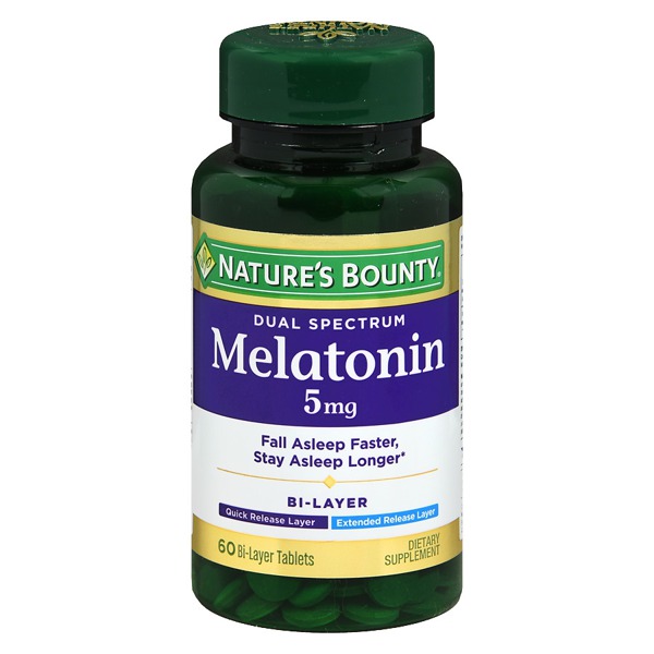 1Source | Nature'S Bounty Dual Spectrum Bi-Layer Melatonin, Tablets