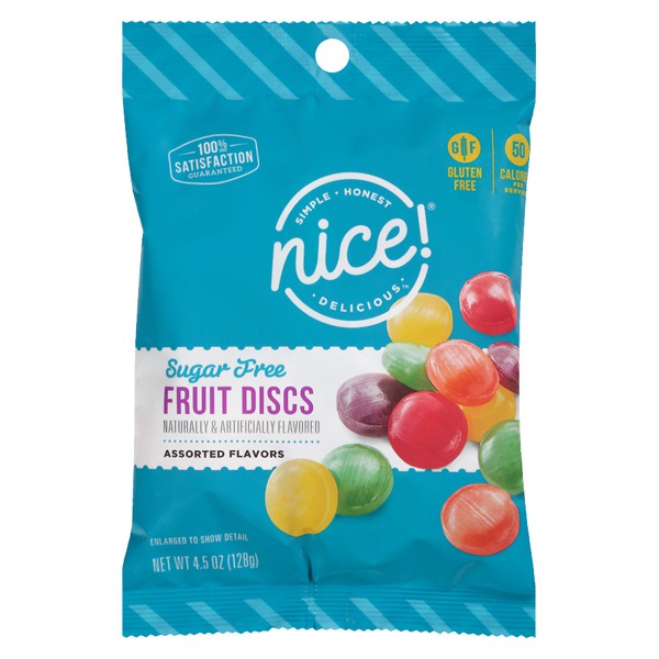 1Source | Nice! Assorted Fruit Discs Sugar-Free Assorted