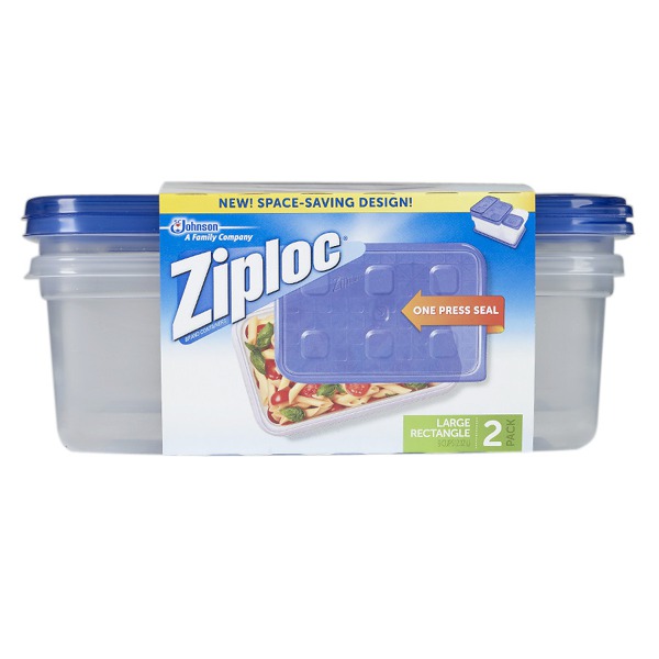 1Source | Ziploc Containers Large Rectangle