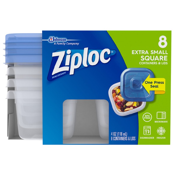 1Source | Ziploc Containers X Small