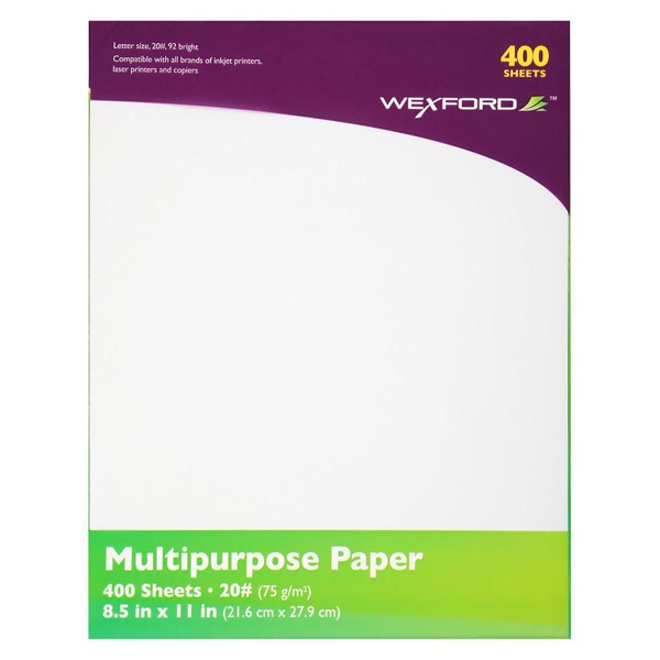 1Source | Wexford Multipurpose Paper 8.5X11 Inch White