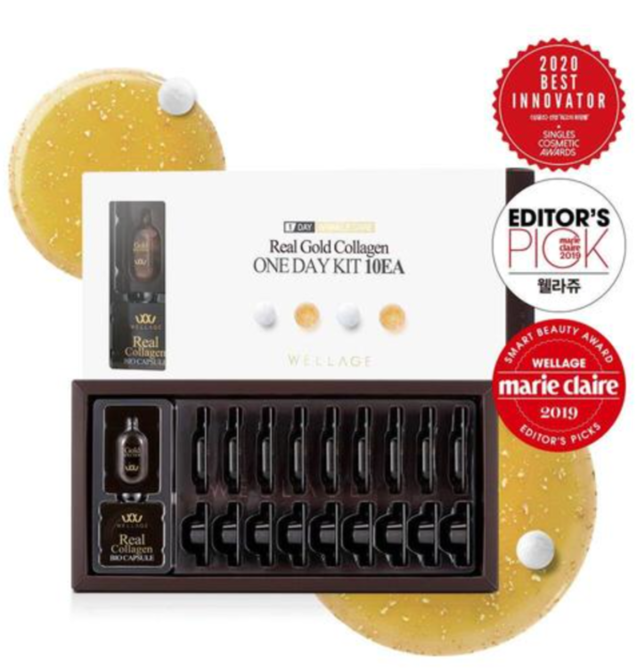 1Source | WELLAGE Gold Collagen One Day Kit 10Ea