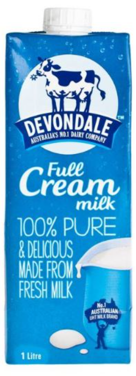 1Source | DEVONDALE FULL CREAM MILK DEVONDALE 牛奶
