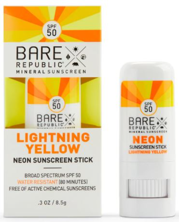 1Source | Bare Republic Mineral Sunscreen Lightning Yellow Neon ...