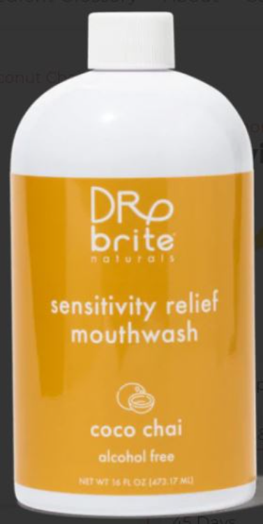 1Source | Dr Brite Sensitivity Relief Mouthwash Coco Chai Alcohol Free