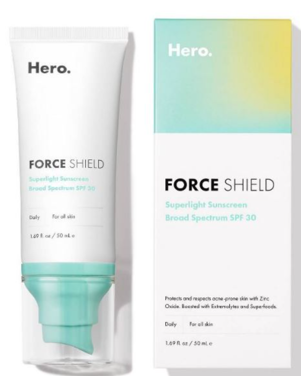 1Source | Hero Force Shield Superlight Sunscreen Spf 30