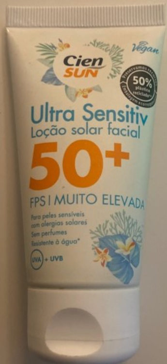 1Source | Cien Sun Ultra Sensitiv Locao Solar Facial Spf 50+