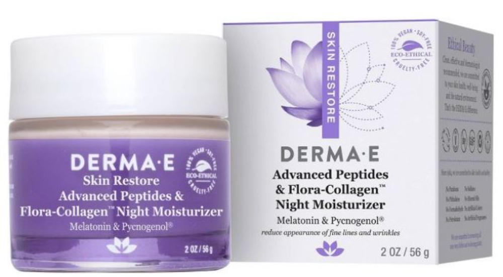 1Source | Derma E Skin Restore Advanced Peptides & Flora Collagen Night ...