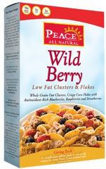 1Source | Peace Cereal Wild Berry Low Fat Clusters & Flakes