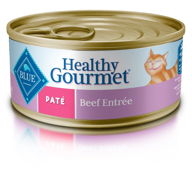 1Source | BLUE Healthy Gourmet Adult Pate Beef Wet Cat Food
