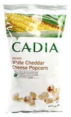 1Source | Cadia Organic White Cheddar Cheese Popcorn
